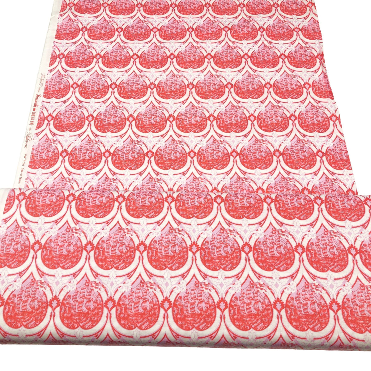 Parisville Deja Vu Sea Of Tears Melon Tula Pink for Free Spirit Fabric ... Parisville Deja Vu Sea Of Tears Melon Tula Pink for Free Spirit Fabric ...
