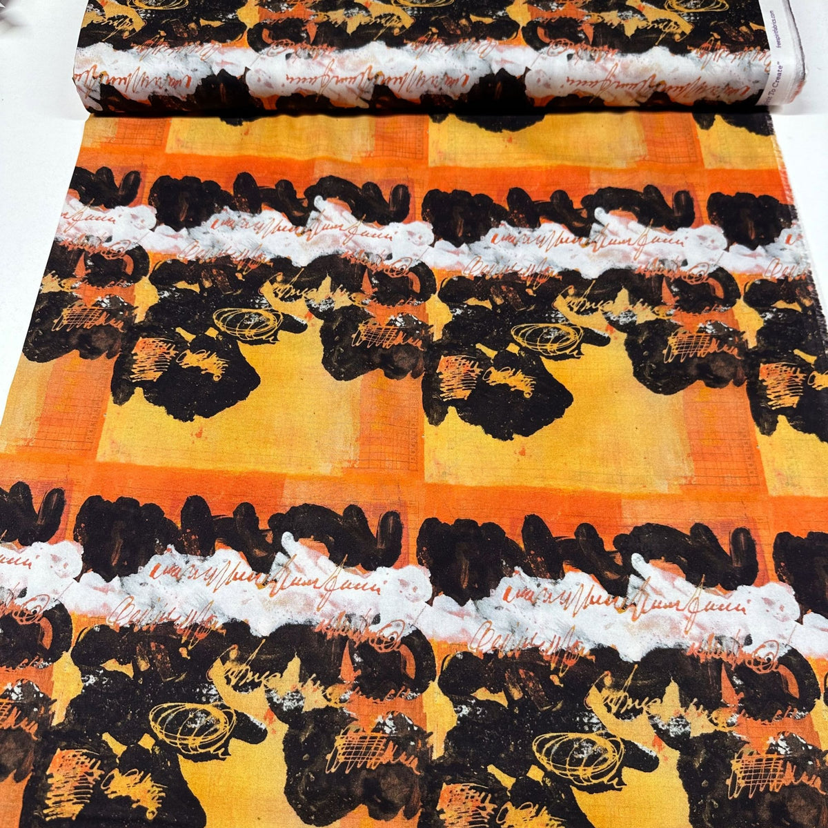 Loosen - Blaze || Ravel by E Bond Cotton Fabric PWEB035.BLAZE Free Spi ...