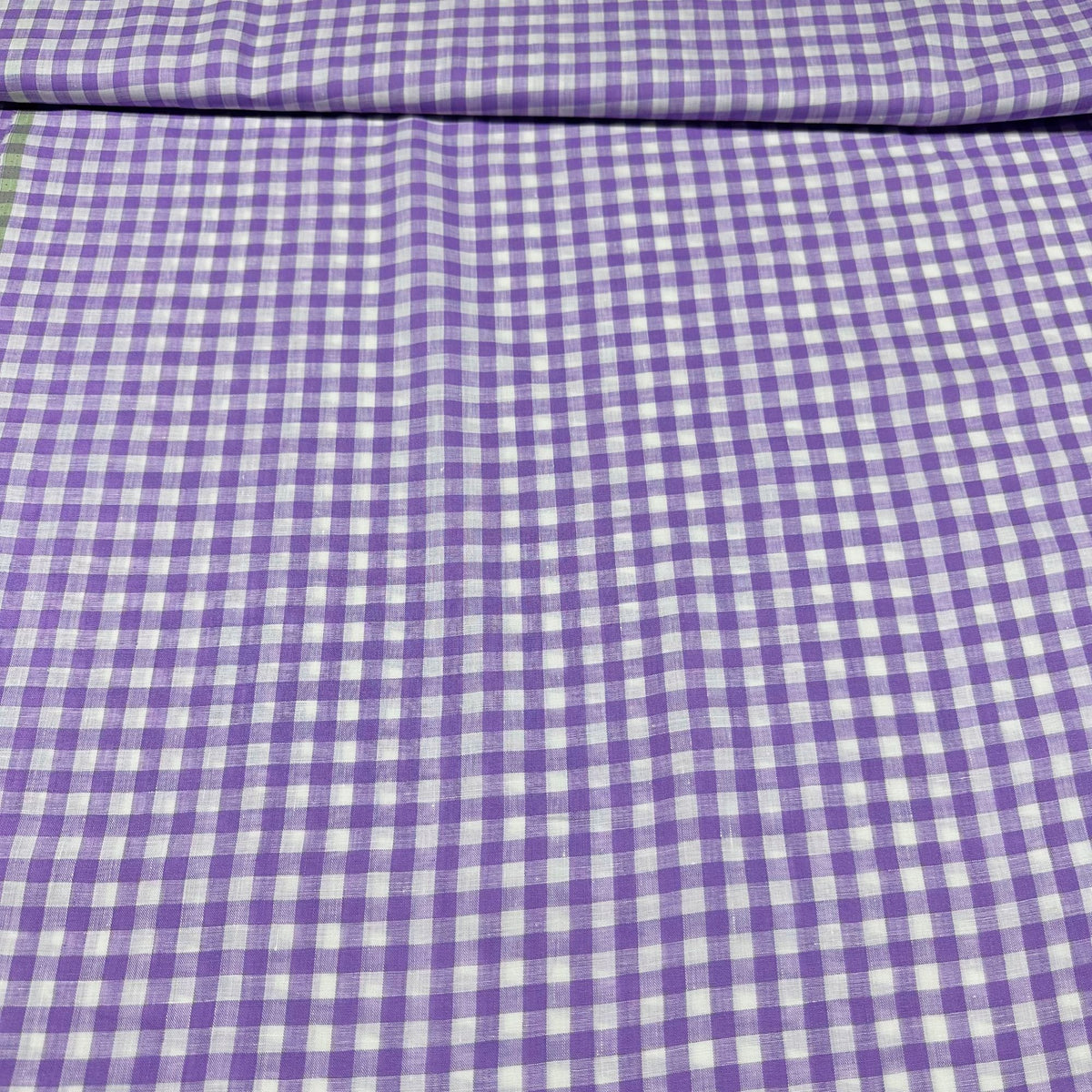 Limerick Linen Yarn Dyed Fabric Pure Linen Robert Kaufman Medium Check ...