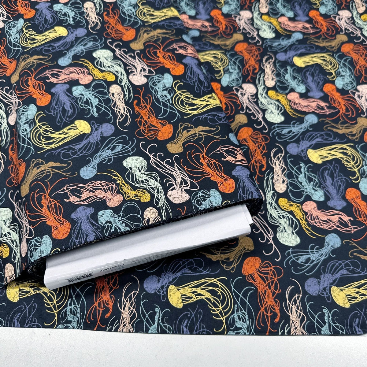 Mariana Jellyfish Jamboree in Multi Cotton Fabric by Rachel Hauer, Fre ...