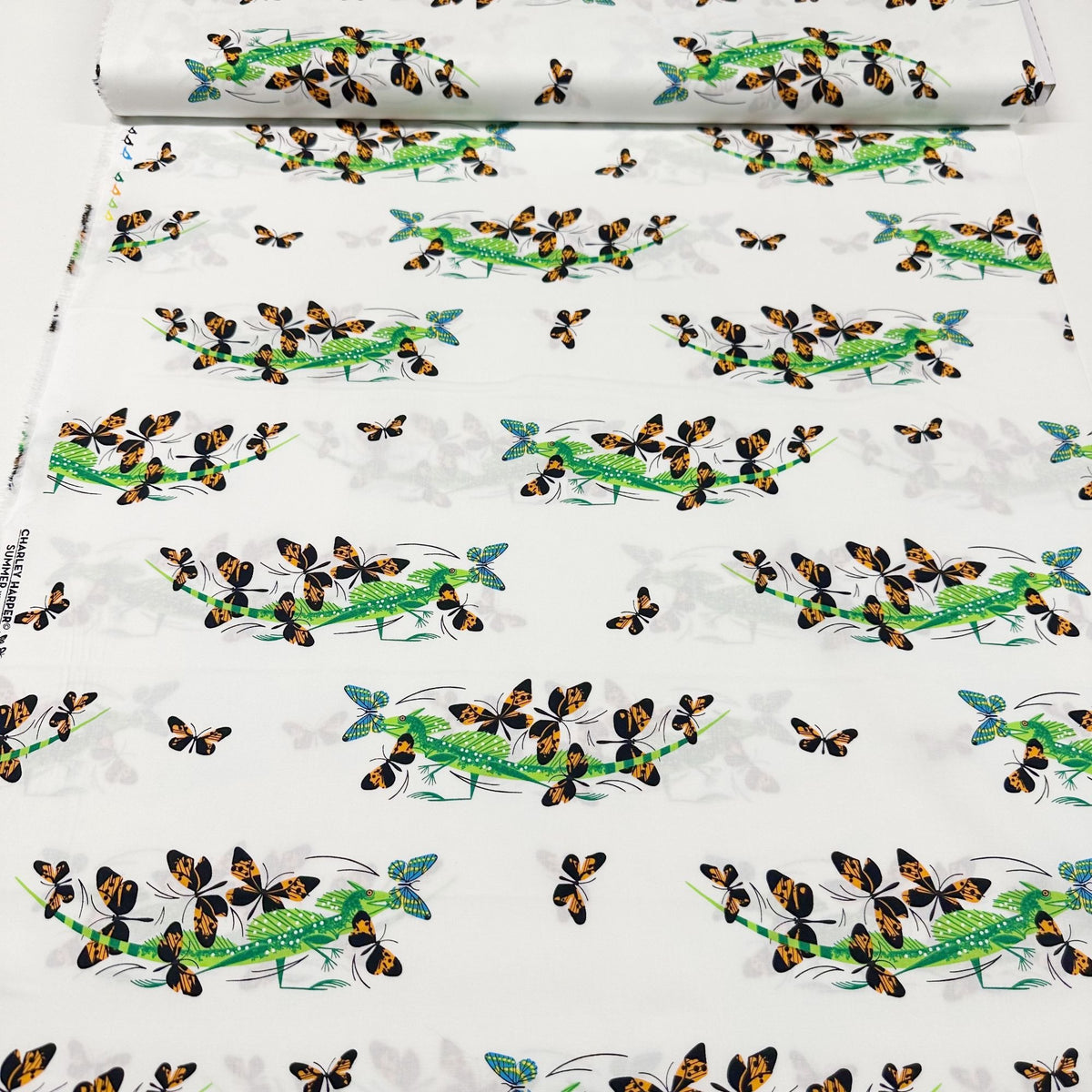 Basilisk CH-190 Charley Harper Organic Cotton Poplin By Birch Fabrics ...